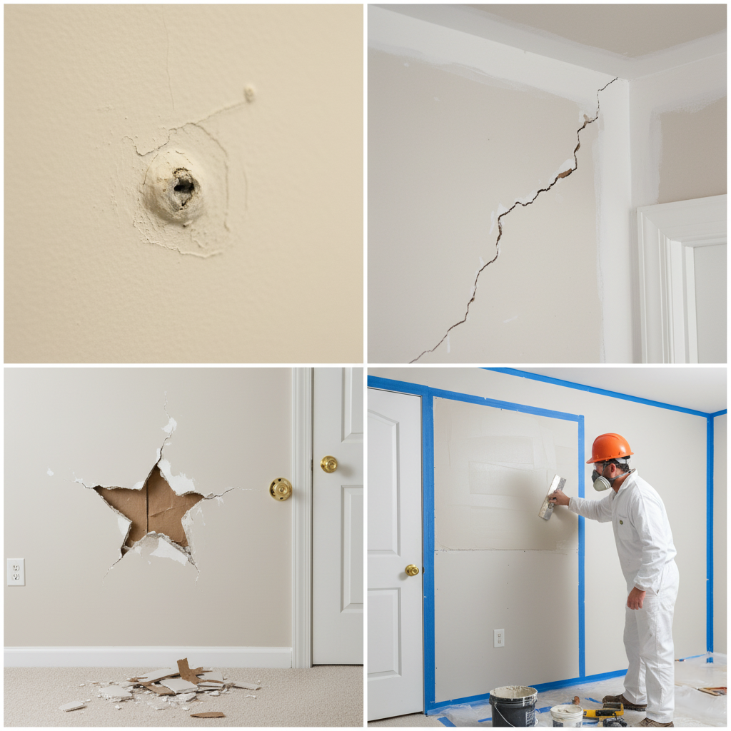 Don't Let Drywall Damage Dim Your Shine: Common Problems and When to Call a Pro